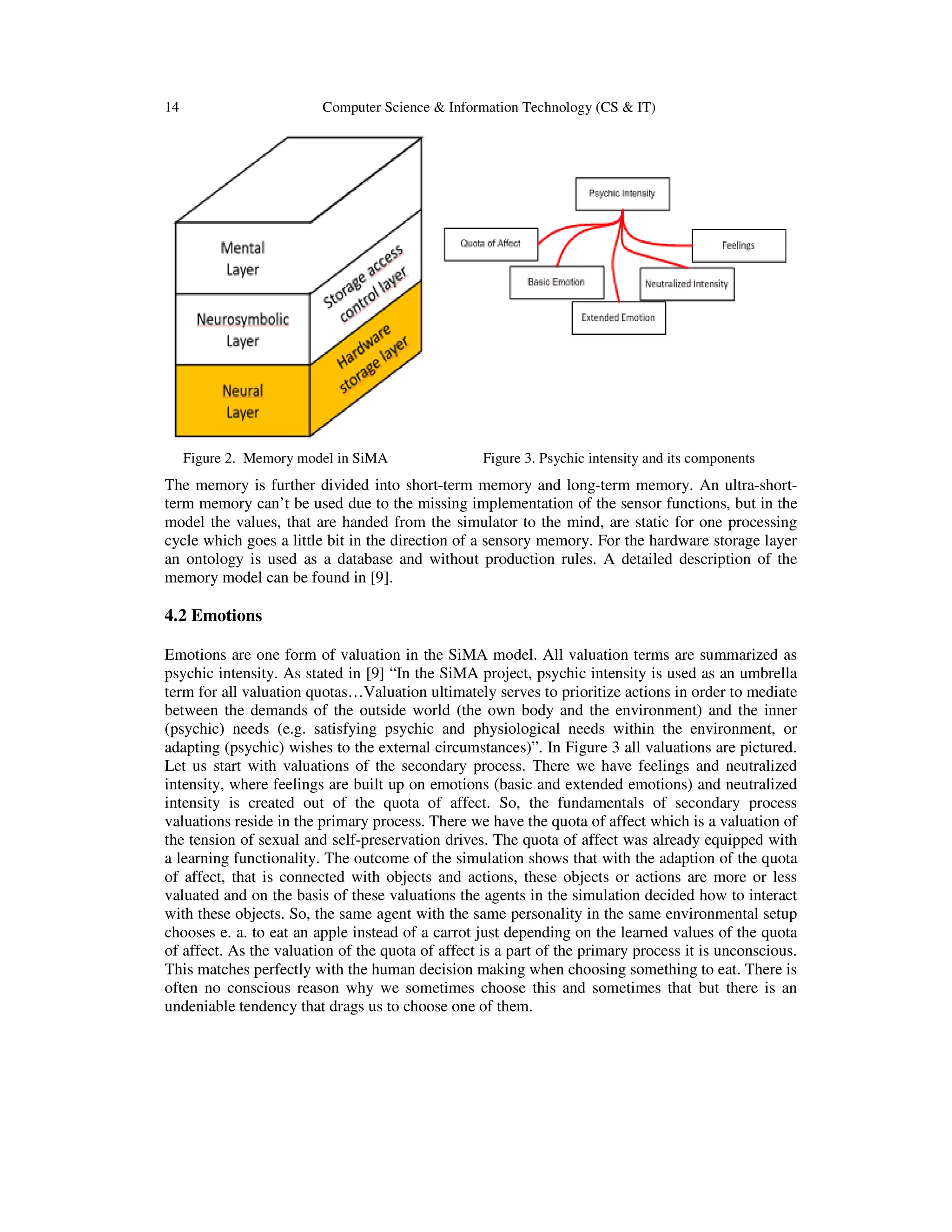EMOTIONAL LEARNING IN A SIMULATED MODEL OF THE MENTAL APPARATUS | PDF