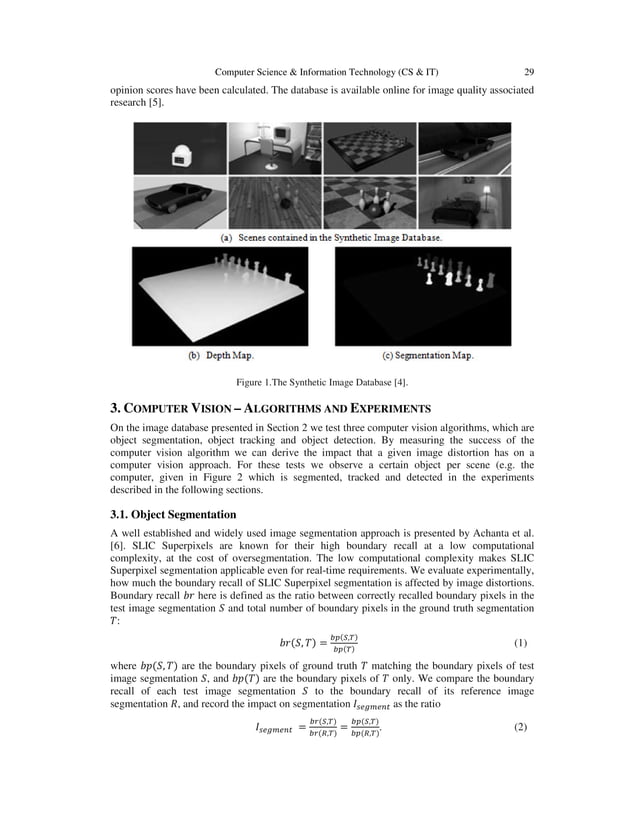 Computer Vision Performance And Image Quality Metrics A Reciprocal Relation Pdf