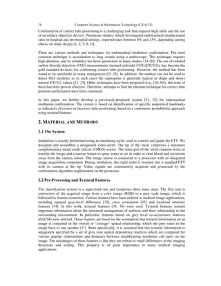 Classification of Upper Airways Images for Endotracheal Intubation Verification | PDF