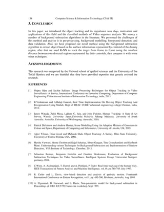 A NOVEL BACKGROUND SUBTRACTION ALGORITHM FOR PERSON TRACKING BASED ON K-NN | PDF