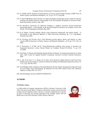 A NOVEL BACKGROUND SUBTRACTION ALGORITHM FOR PERSON TRACKING BASED ON K-NN | PDF