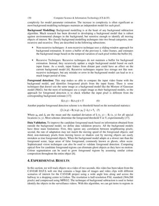 A NOVEL BACKGROUND SUBTRACTION ALGORITHM FOR PERSON TRACKING BASED ON K-NN | PDF
