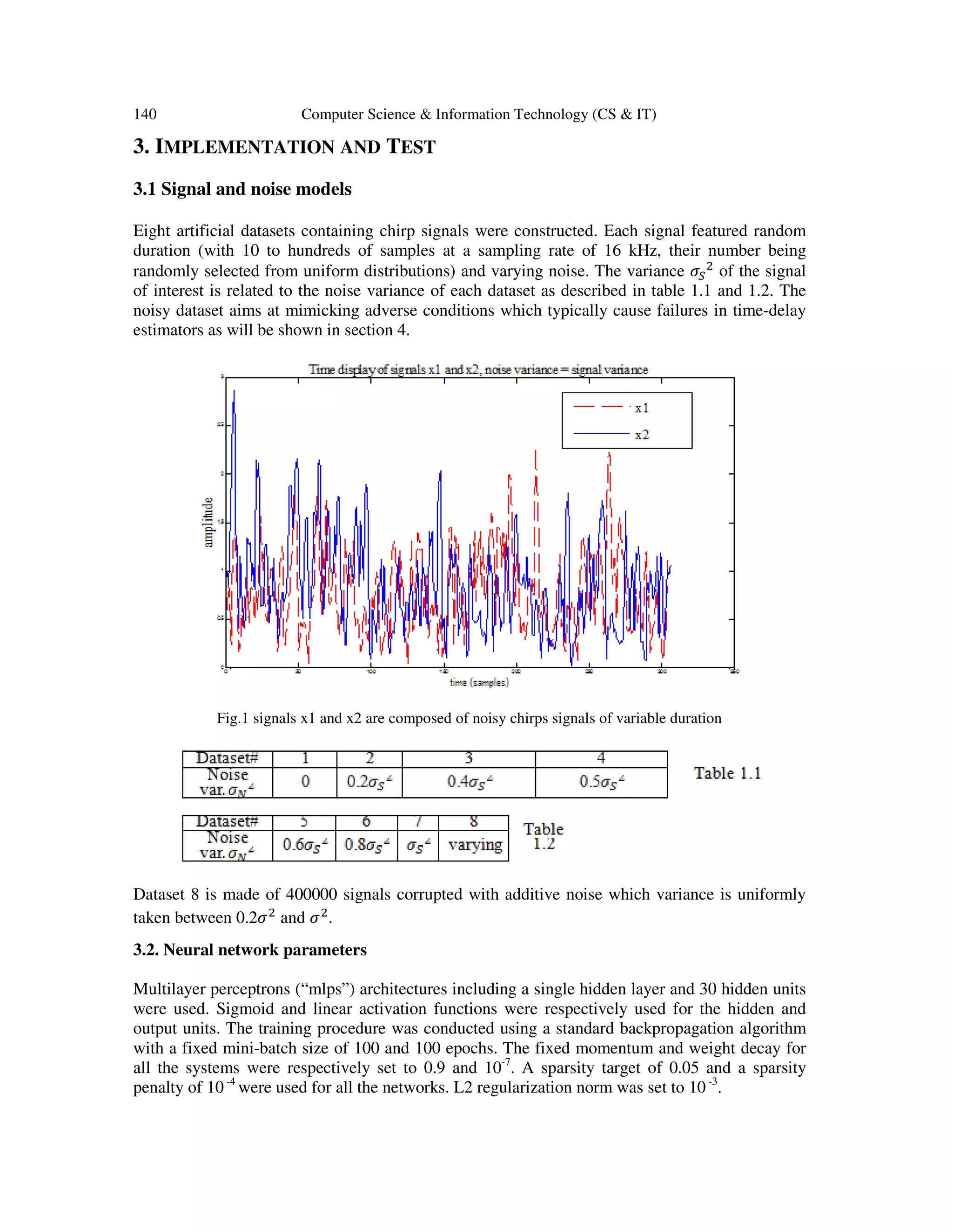 Neural Networks For High Performance Time Delay Estimation And Acoustic Source Localization Pdf