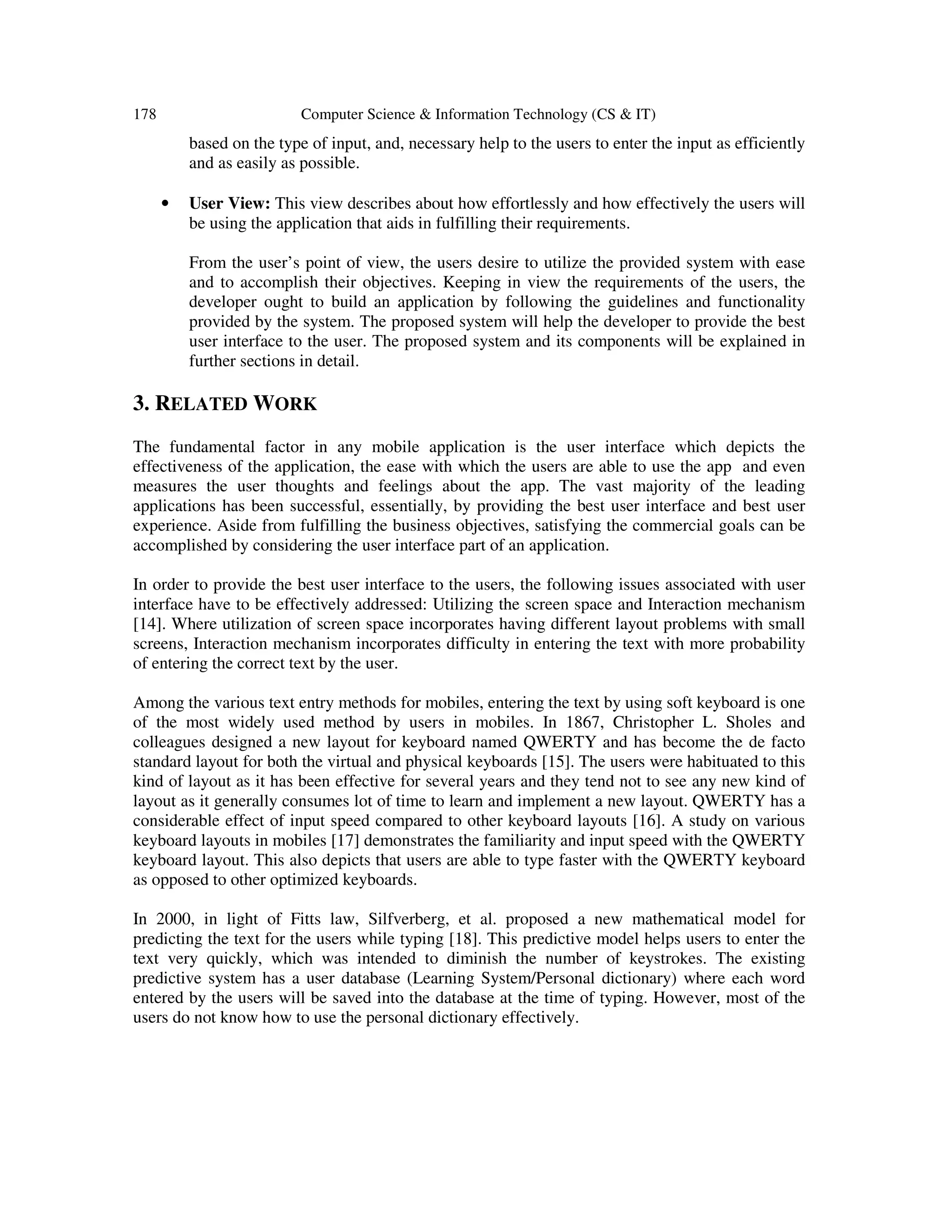 Application Based Smart Optimized Keyboard for Mobile Apps | PDF