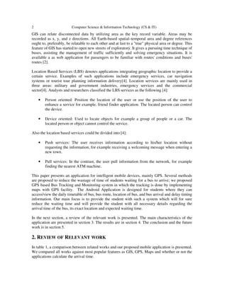 ROUTING AND TRACKING SYSTEM FOR BUSES | PDF | Computer Software and Applications | Computing