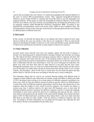 Predicting Venues in Location Based Social Network | PDF