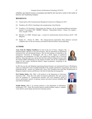 MODEL FOR HEURISTIC AND AI PLANNING STRATEGIES – A PATH TO LEADERSHIP ...