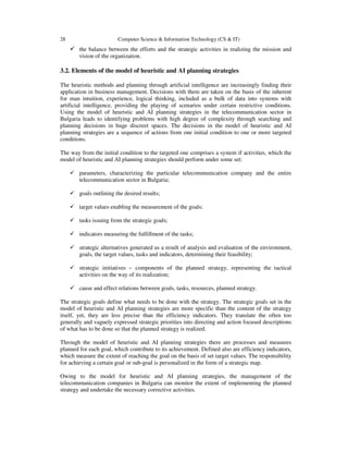 MODEL FOR HEURISTIC AND AI PLANNING STRATEGIES – A PATH TO LEADERSHIP ...