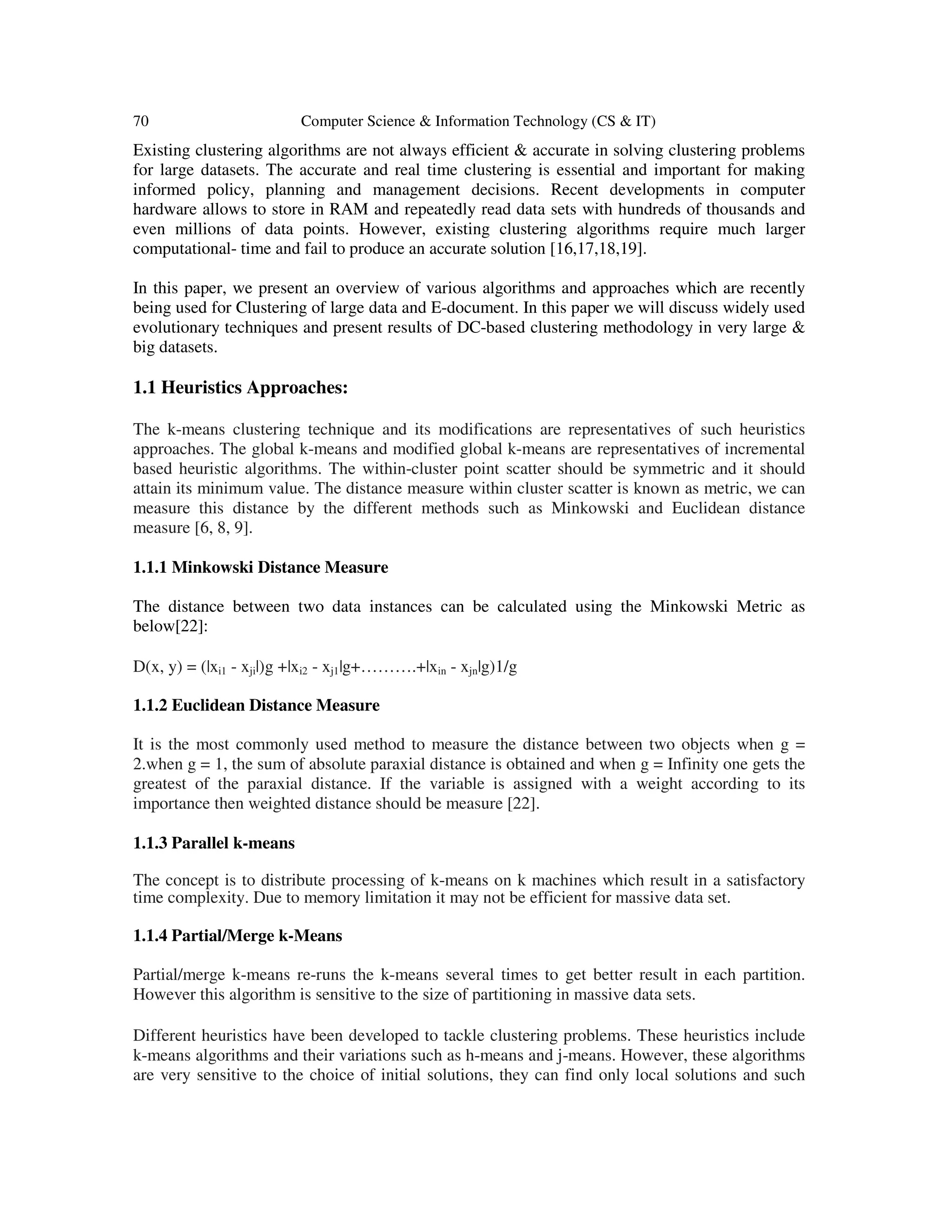 Fast Algorithms For Unsupervised Learning In Large Data Sets Pdf