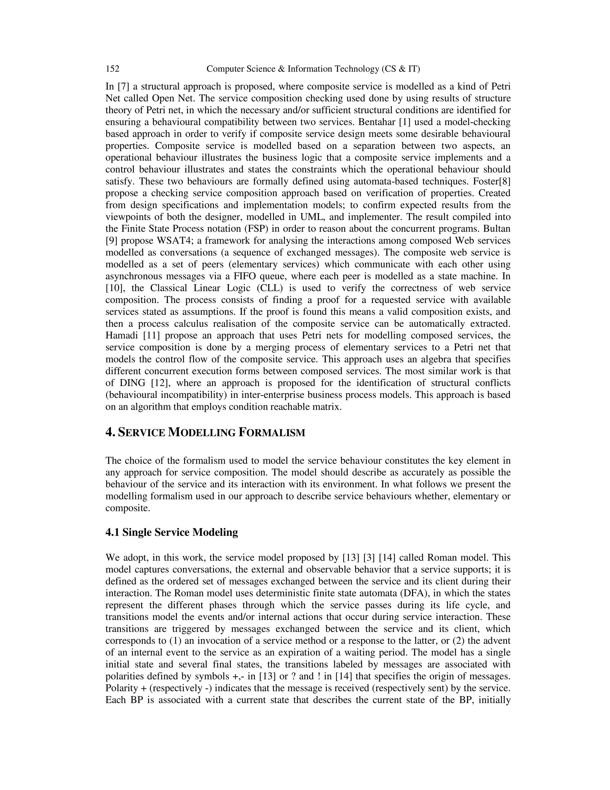 CHECKING BEHAVIOURAL COMPATIBILITY IN SERVICE COMPOSITION WITH GRAPH TRANSFORMATION | PDF