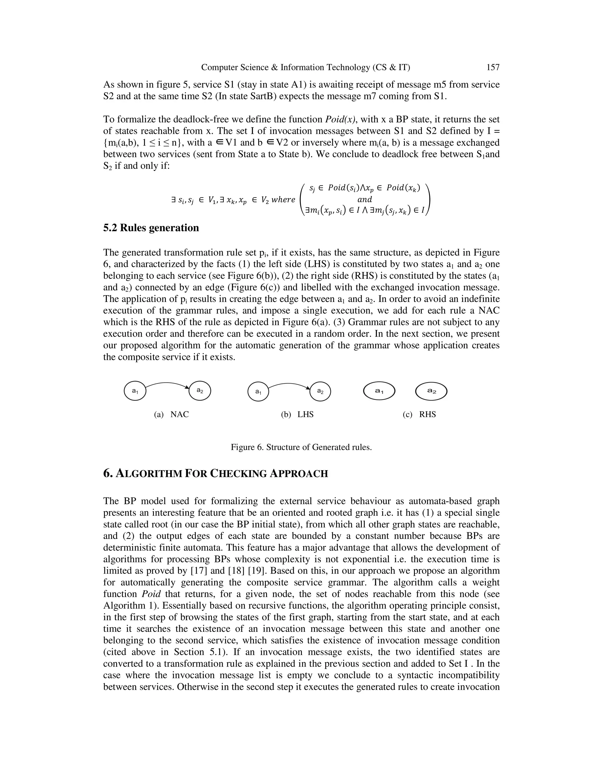 CHECKING BEHAVIOURAL COMPATIBILITY IN SERVICE COMPOSITION WITH GRAPH TRANSFORMATION | PDF