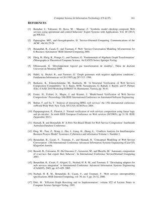 CHECKING BEHAVIOURAL COMPATIBILITY IN SERVICE COMPOSITION WITH GRAPH TRANSFORMATION | PDF