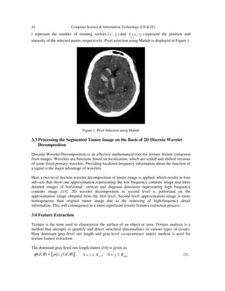SEGMENTATION AND CLASSIFICATION OF BRAIN TUMOR CT IMAGES USING SVM WITH WEIGHTED KERNEL WIDTH | PDF