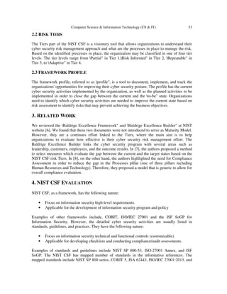 INFORMATION SECURITY MATURITY MODEL FOR NIST CYBER SECURITY FRAMEWORK ...