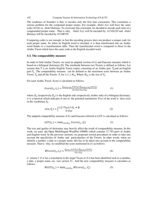 HOW TO MATCH BILINGUAL TWEETS? | PDF