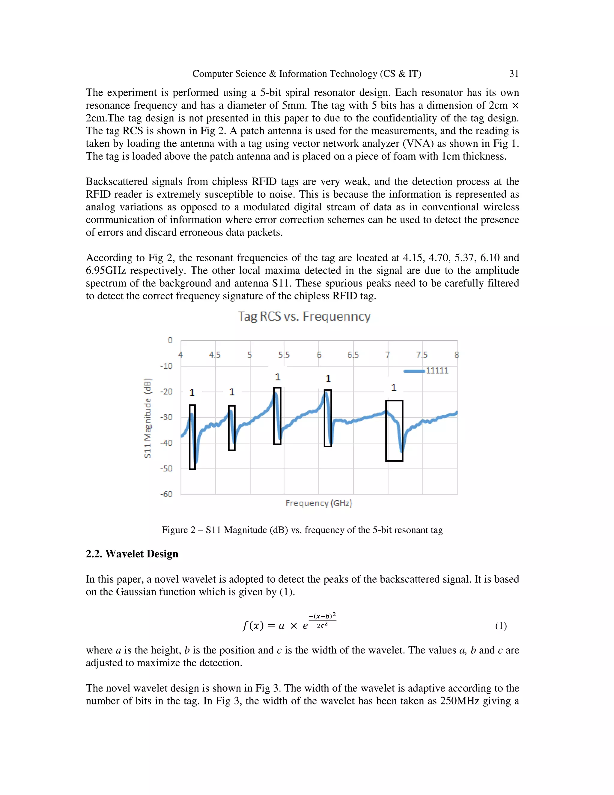 A Novel Adaptive Wavelet Based Detection Algorithm For Chipless Rfid System Pdf