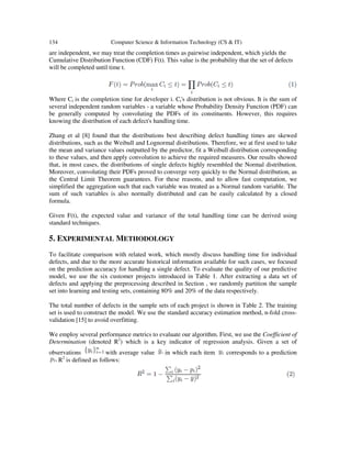 ESTIMATING HANDLING TIME OF SOFTWARE DEFECTS | PDF