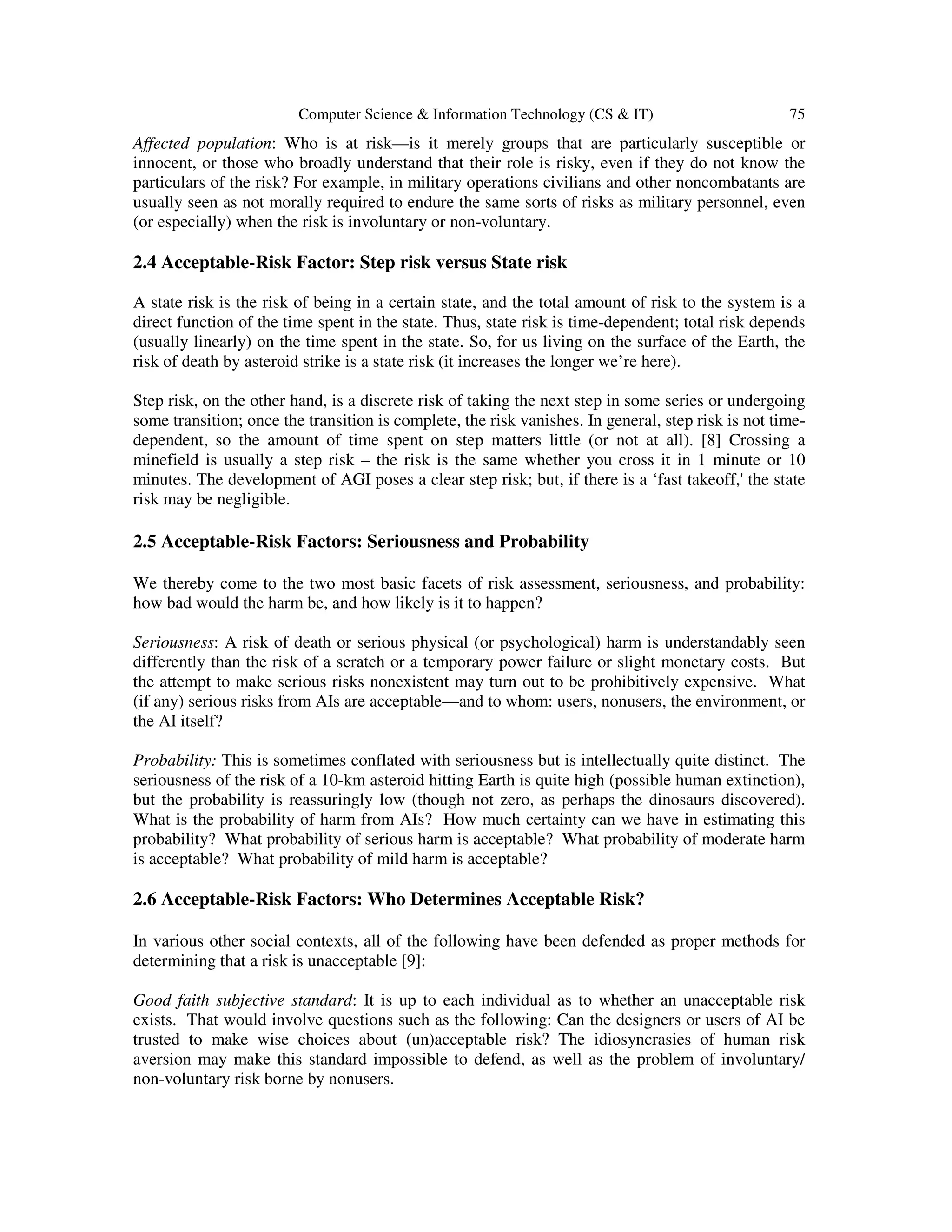 CONCEPTUALIZING AI RISK | PDF