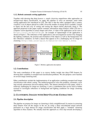 CNN FEATURES ARE ALSO GREAT AT UNSUPERVISED CLASSIFICATION | PDF | Artificial Intelligence ...