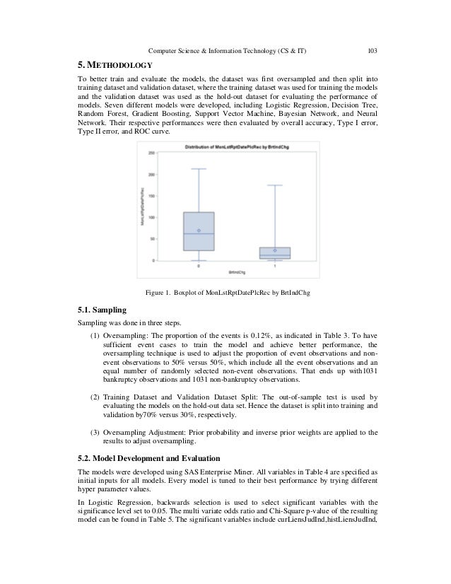 COMPARISON OF BANKRUPTCY PREDICTION MODELS WITH PUBLIC RECORDS AND FI…
