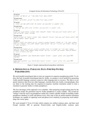 NEURAL SYMBOLIC ARABIC PARAPHRASING WITH AUTOMATIC EVALUATION | PDF