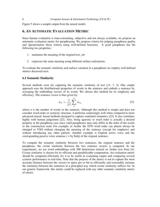 NEURAL SYMBOLIC ARABIC PARAPHRASING WITH AUTOMATIC EVALUATION | PDF
