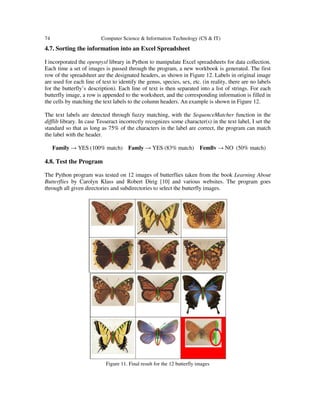 CHARACTER AND IMAGE RECOGNITION FOR DATA CATALOGING IN ECOLOGICAL ...