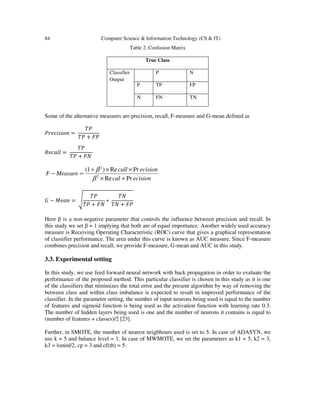PROBABILITY BASED CLUSTER EXPANSION OVERSAMPLING TECHNIQUE FOR IMBALANCED DATA | PDF
