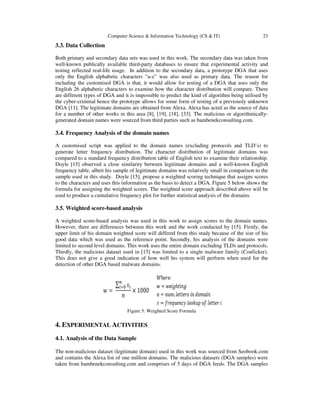 DETECTION OF ALGORITHMICALLY GENERATED MALICIOUS DOMAIN | PDF