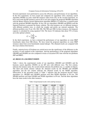TWO DISCRETE BINARY VERSIONS OF AFRICAN BUFFALO OPTIMIZATION METAHEURISTIC | PDF