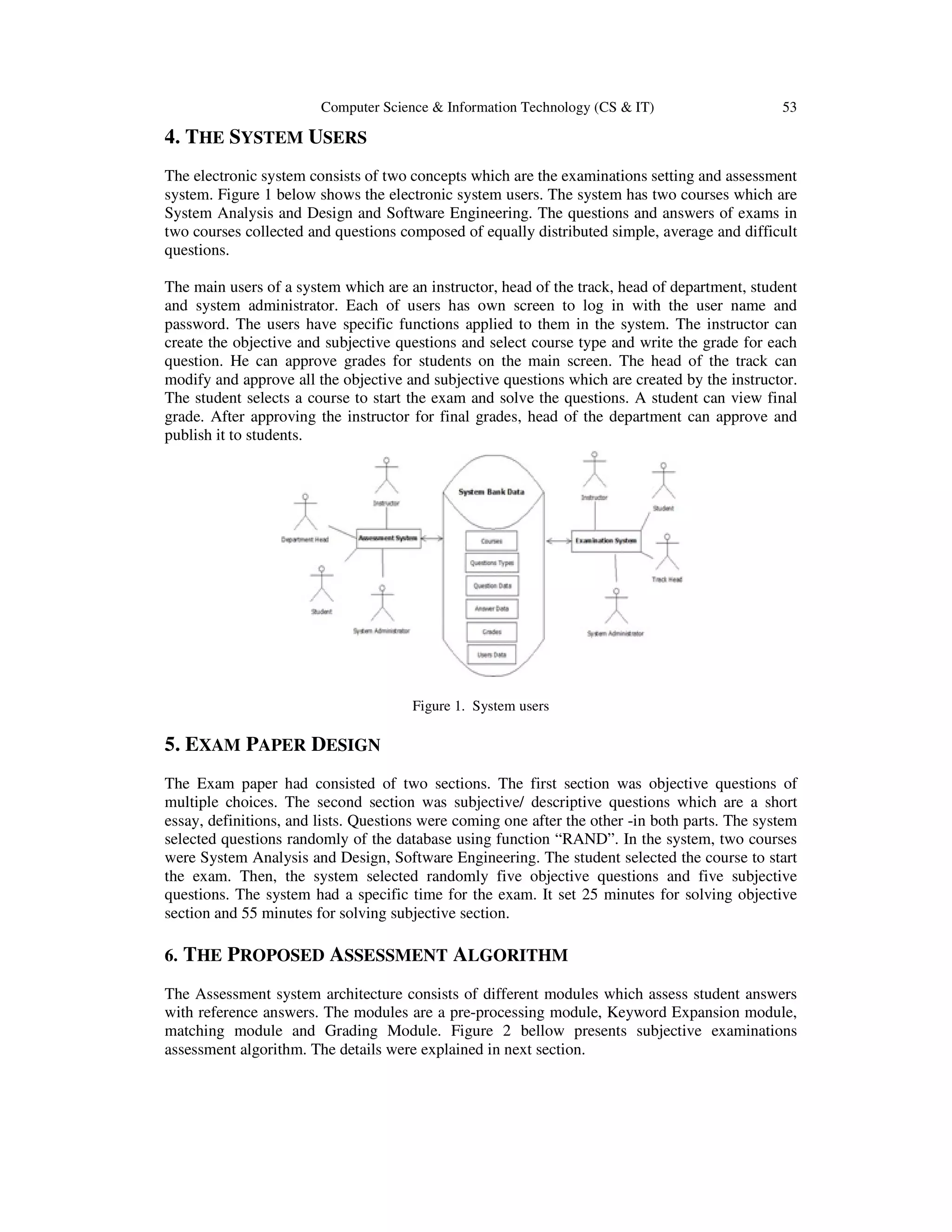 INTELLIGENT ELECTRONIC ASSESSMENT FOR SUBJECTIVE EXAMS | PDF