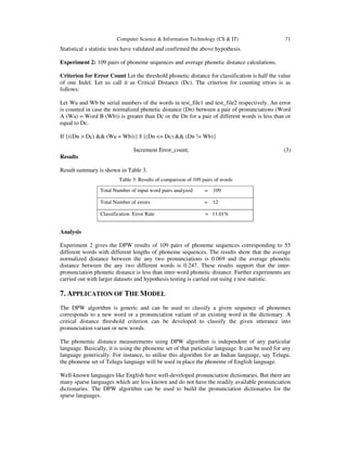 DYNAMIC PHONE WARPING – A METHOD TO MEASURE THE DISTANCE BETWEEN PRONUNCIATIONS | PDF