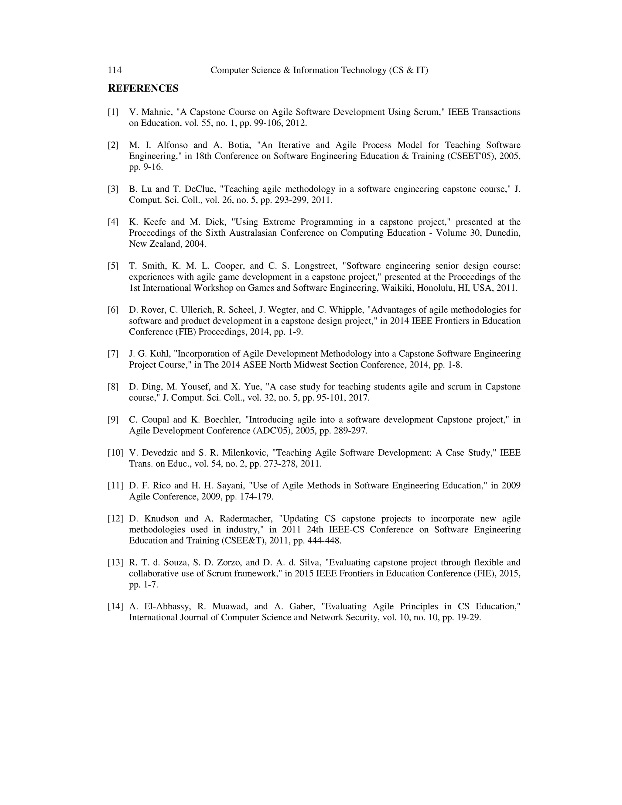 MOVING FROM WATERFALL TO AGILE PROCESS IN SOFTWARE ENGINEERING CAPSTONE PROJECTS | PDF