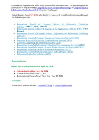 11 th International Conference on Computer Science and Information ...