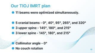IMPLEMENTATION OF CRANIOSPINAL IRRADIATION (CSI) WITH POSTERIOR FOSSA ...