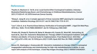 IMPLEMENTATION OF CRANIOSPINAL IRRADIATION (CSI) WITH POSTERIOR FOSSA ...