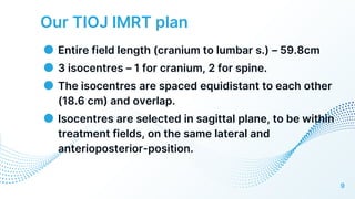 IMPLEMENTATION OF CRANIOSPINAL IRRADIATION (CSI) WITH POSTERIOR FOSSA ...