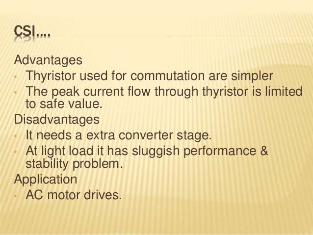 Current Source Inverter And Voltage Source Inverter