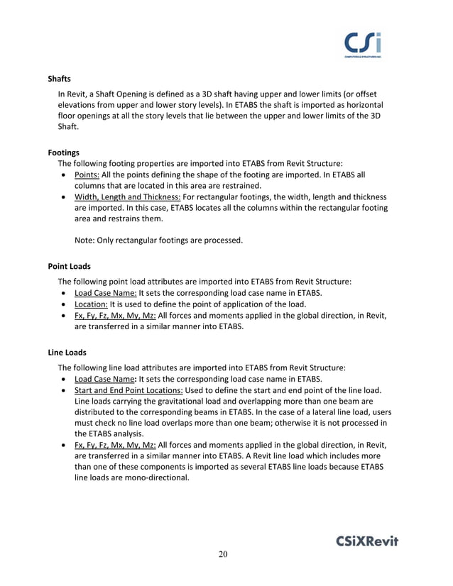 Hướng dẫn CSIxRevit 2016 | PDF | Technology & Computing