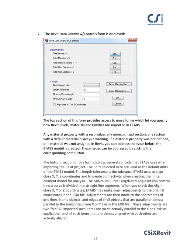 Hướng dẫn CSIxRevit 2016 | PDF | Technology & Computing