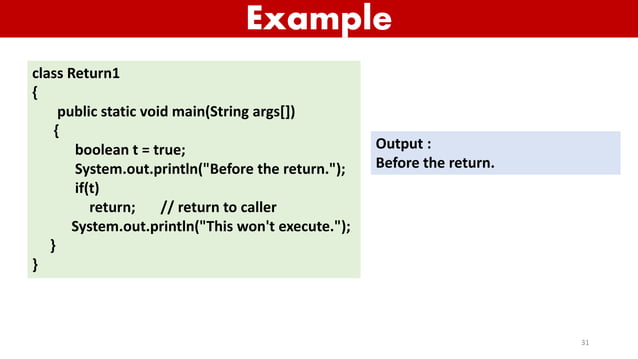 Control Statements in Java | PPTX | Programming Languages | Computing