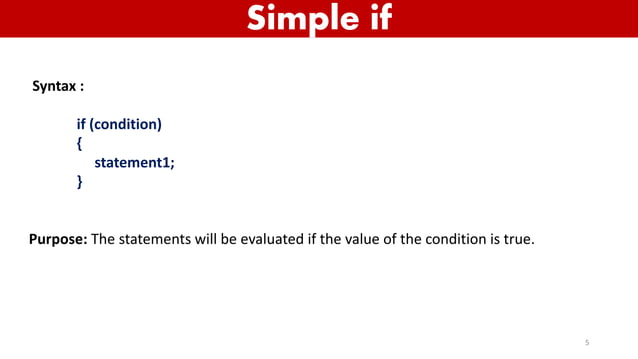 Control Statements in Java | PPTX | Programming Languages | Computing