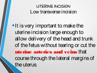 Cesarean Section - CS | PPT