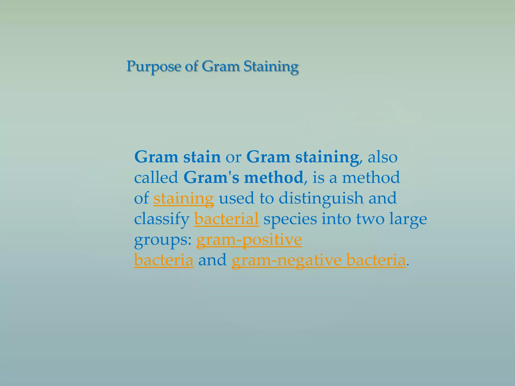 Grams stanning | PPTX