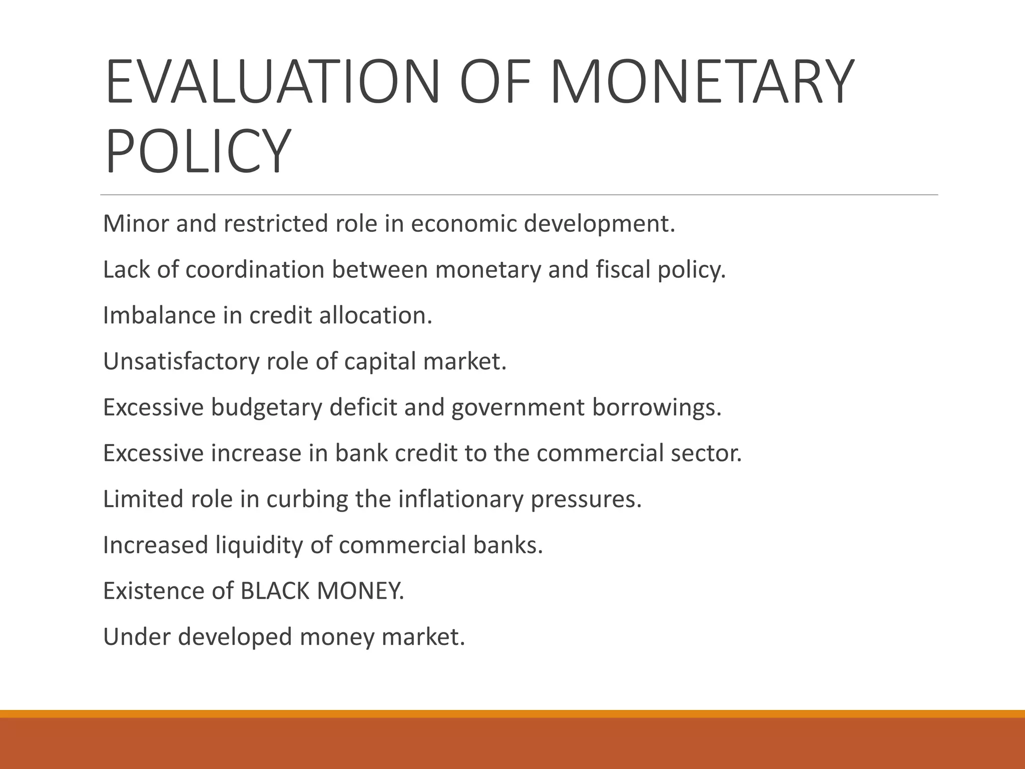 Monetary policy | PPTX