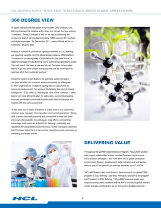 Csl behring-case-study | PDF