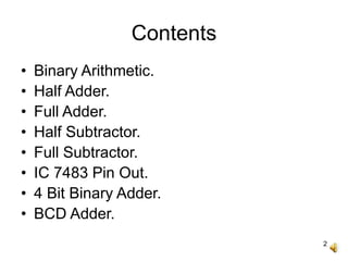 CSL 202, Adders and Subtractors | PPT