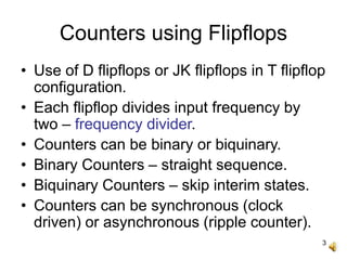 CSL 202, Counters using Flipflops | PPT