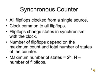 CSL 202, Counters using Flipflops | PPT