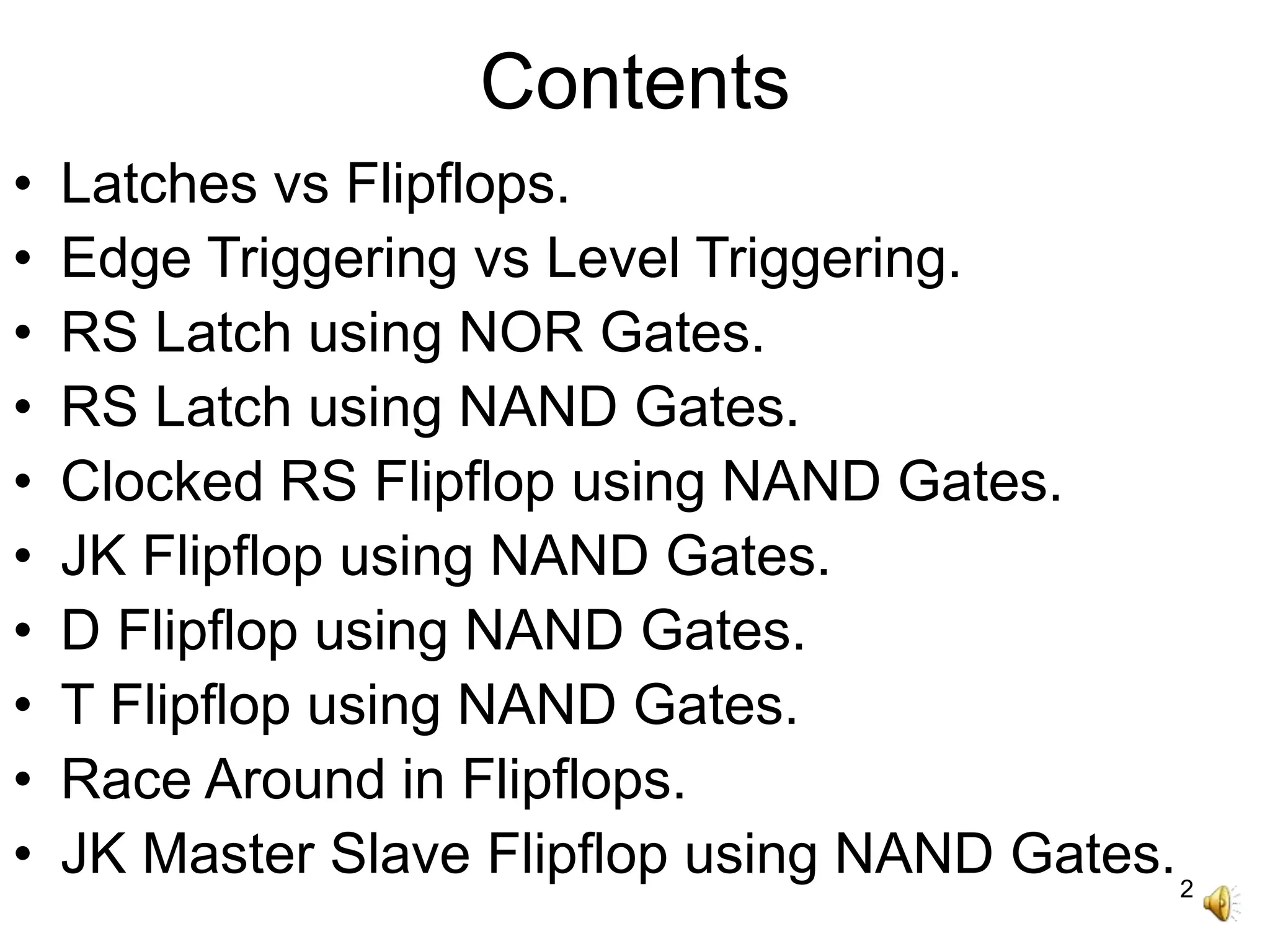 CSL 202, Flipflops using Logic Gates | PPT